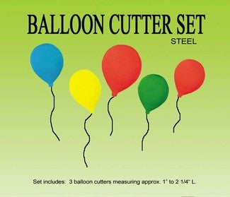 BALLOON GUMPASTE CUTTER SET – petalcraftsusa.com