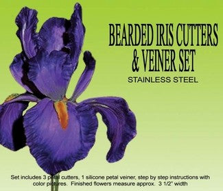 BEARDED IRIS GUMPASTE CUTTER SET – petalcraftsusa.com