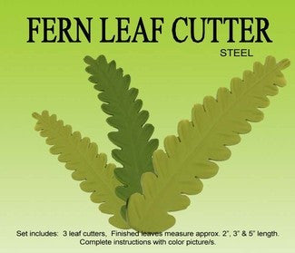 FERN LEAVES GUMPASTE CUTTER SET – petalcraftsusa.com