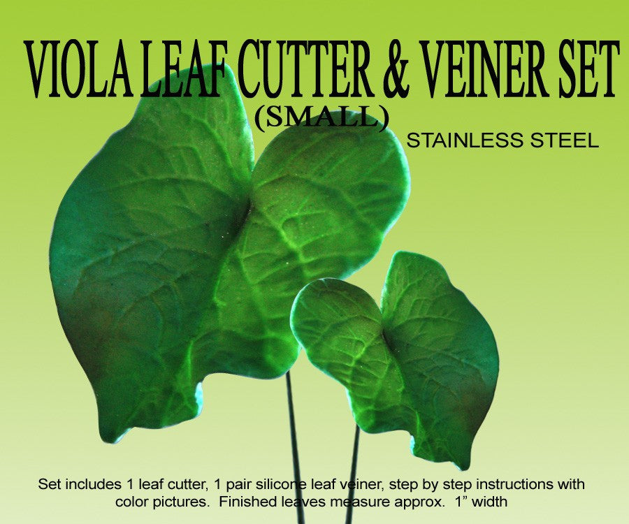 VIOLA LEAF (SMALL) GUMPSATE CUTTER SET – petalcraftsusa.com